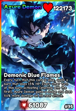 Azure Demon | Anime Card Battle Wiki | Fandom