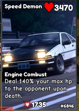 Speed Demon | Anime Card Battle Wiki | Fandom