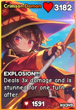 Crimson Demon | Anime Card Battle Wiki | Fandom