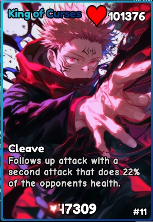 King of Curses | Anime Card Battle Wiki | Fandom