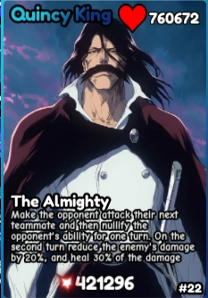Quincy King | Anime Card Battle Wiki | Fandom