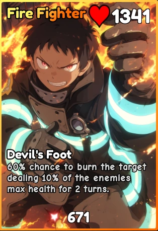 Fire Fighter | Anime Card Battle Wiki | Fandom