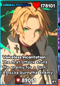 Jobless Magician | Anime Card Battle Wiki | Fandom