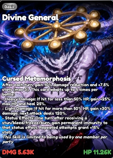 Card Index - Divine General | Anime Card Clash official Wiki | Fandom