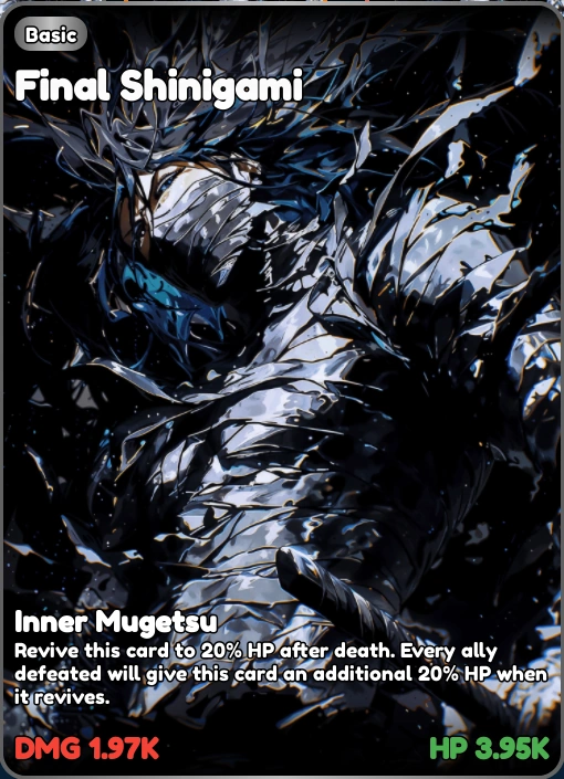Card Index - Final Shinigami | Anime Card Clash official Wiki | Fandom