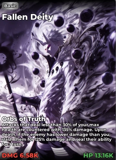 Card Index - Fallen Deity | Anime Card Clash official Wiki | Fandom