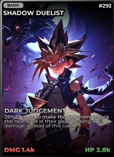 Card Index - Shadow Duelist | Anime Card Clash official Wiki | Fandom