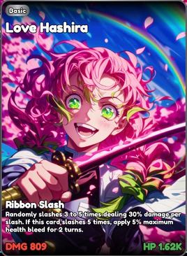 Card Index - Love Hashira | Anime Card Clash official Wiki | Fandom