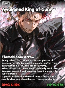 Card Index - Awakened King of Curses | Anime Card Clash official Wiki ...