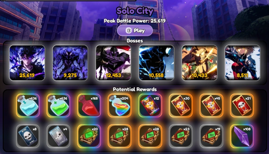 Story Mode - Solo City | Anime Card Clash official Wiki | Fandom