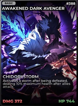 Card Index - Awakened Dark Avenger | Anime Card Clash official Wiki ...