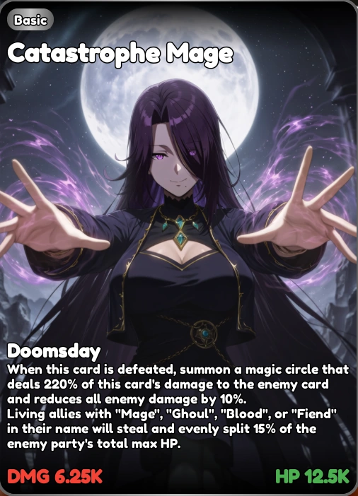 Card Index - Catastrophe Mage | Anime Card Clash official Wiki | Fandom