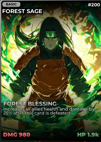 Card Index - Forest Sage | Anime Card Clash official Wiki | Fandom