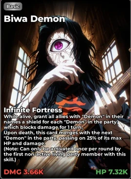 Card Index - Biwa Demon | Anime Card Clash official Wiki | Fandom