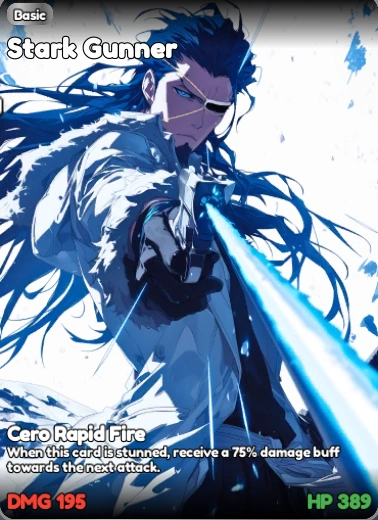 Card index - Stark Gunner | Anime Card Clash official Wiki | Fandom