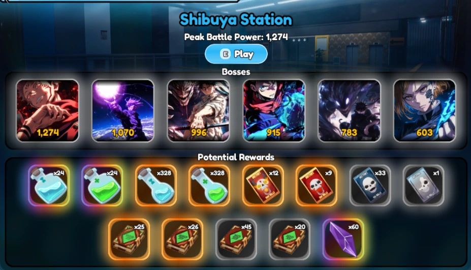 Story Mode - Shibuya Station | Anime Card Clash official Wiki | Fandom