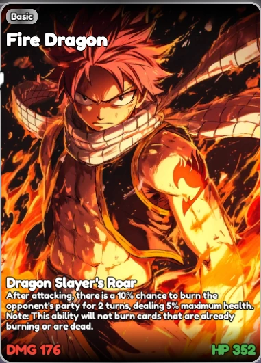 Card index - Fire Dragon | Anime Card Clash official Wiki | Fandom