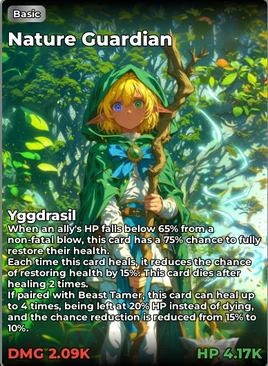 Card Index - Nature Guardian | Anime Card Clash official Wiki | Fandom