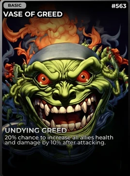Card Index - Vase of Greed | Anime Card Clash official Wiki | Fandom