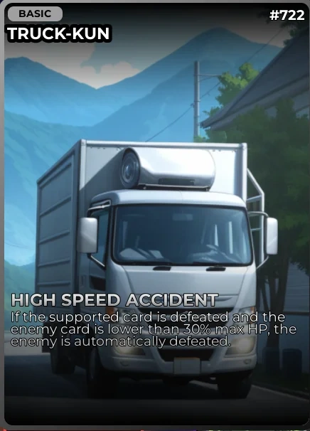 Card Index - Truck-Kun | Anime Card Clash official Wiki | Fandom