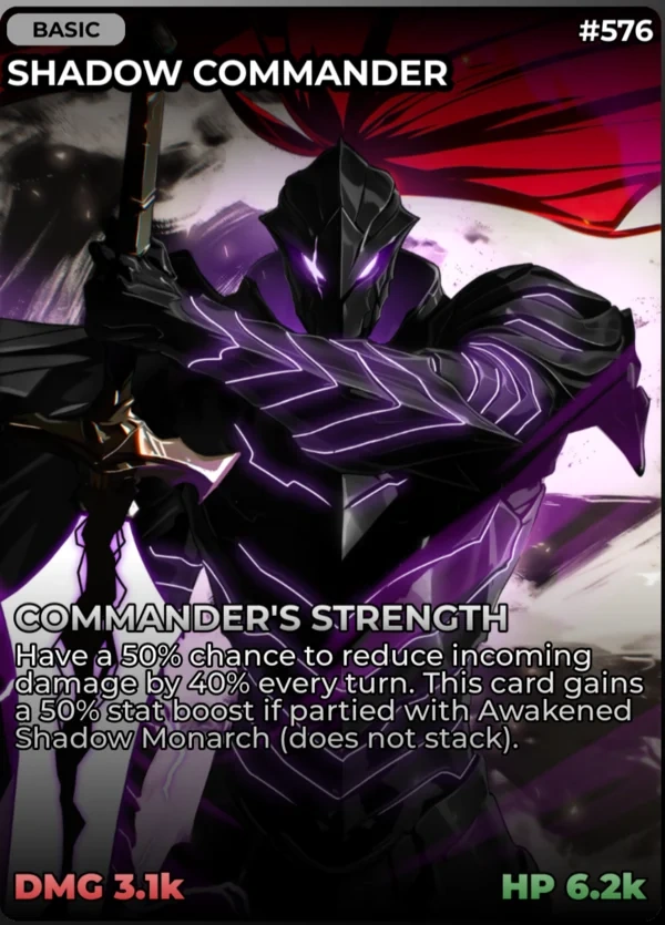 Card Index - Shadow Commander | Anime Card Clash official Wiki | Fandom