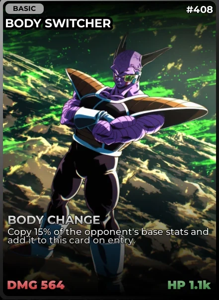 Card Index - Body Switcher | Anime Card Clash official Wiki | Fandom