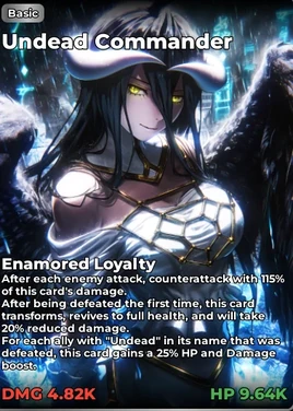 Card Index - Undead Commander | Anime Card Clash official Wiki | Fandom