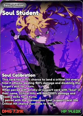 Card Index - Soul Student | Anime Card Clash official Wiki | Fandom