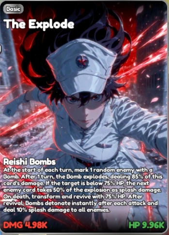 Card Index - The Explode | Anime Card Clash official Wiki | Fandom