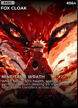 Card Index - Fox Cloak | Anime Card Clash official Wiki | Fandom