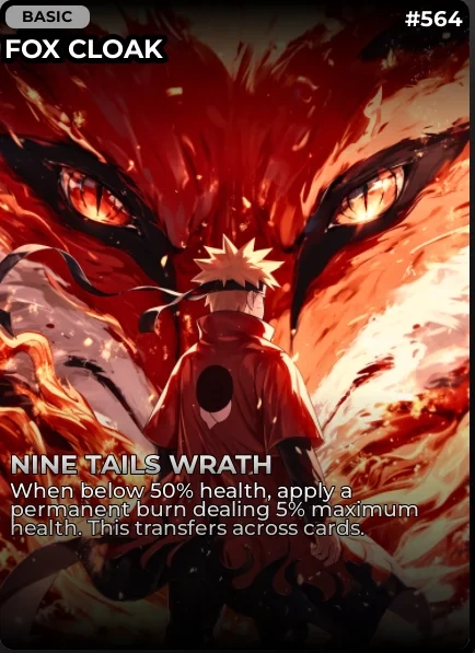 Card Index - Fox Cloak | Anime Card Clash official Wiki | Fandom