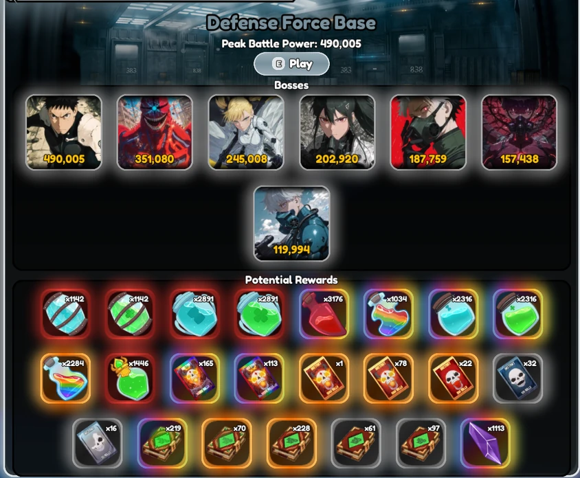 Story Mode - Defense Force Base | Anime Card Clash official Wiki | Fandom