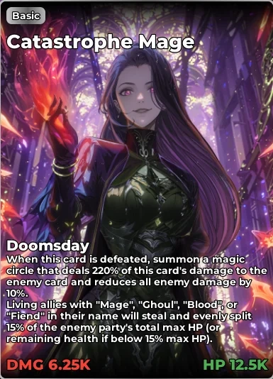 Card Index - Catastrophe Mage | Anime Card Clash official Wiki | Fandom