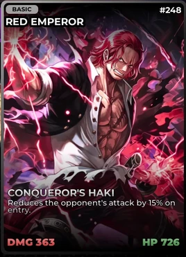 Card Index - Red Emperor | Anime Card Clash official Wiki | Fandom