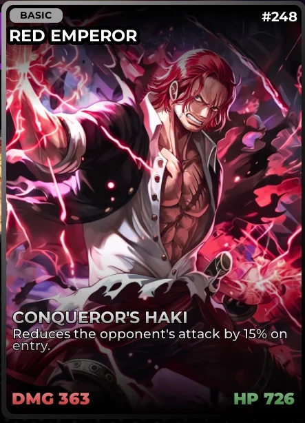Card Index - Red Emperor | Anime Card Clash official Wiki | Fandom