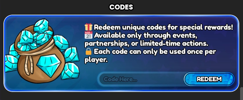 Codes | Anime Fight Wiki | Fandom