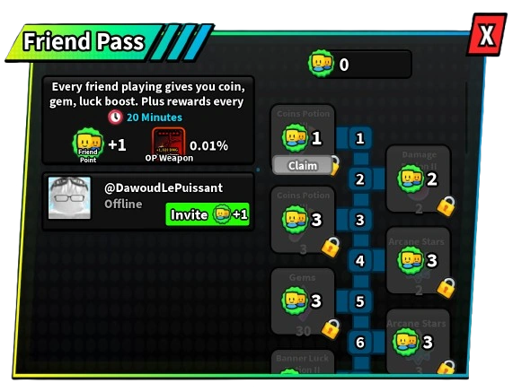 Friend Pass | Anime Immortals Wiki | Fandom