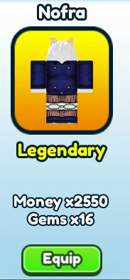 Nofra (Hero) | Merge Anime Simulator Wiki | Fandom