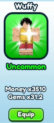 Wuffy (Hero) | Merge Anime Simulator Wiki | Fandom