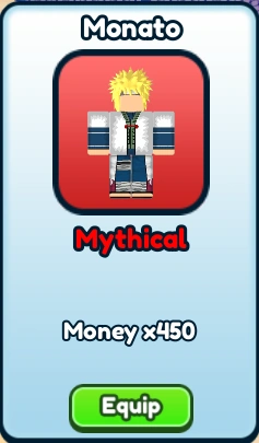 Monato (Hero) | Merge Anime Simulator Wiki | Fandom