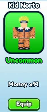 Kid Norto (Hero) | Merge Anime Simulator Wiki | Fandom
