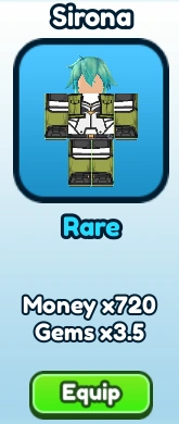 Sirona (Hero) | Merge Anime Simulator Wiki | Fandom