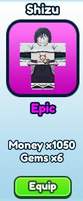 Shizu (Hero) | Merge Anime Simulator Wiki | Fandom