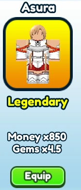 Asura (Hero) | Merge Anime Simulator Wiki | Fandom