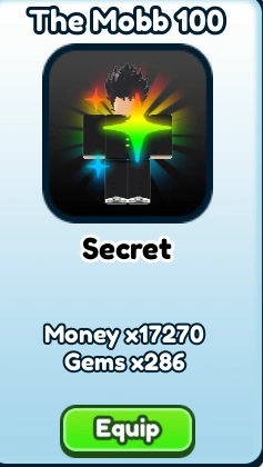 The Mobb 100 (Hero) | Merge Anime Simulator Wiki | Fandom