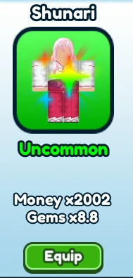 Shunari (Hero) | Merge Anime Simulator Wiki | Fandom