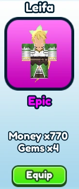 Leifa (Hero) | Merge Anime Simulator Wiki | Fandom