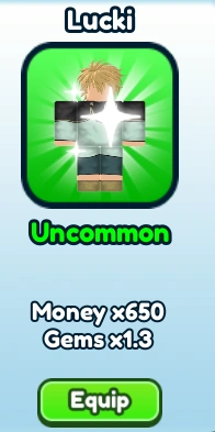 Lucki (Hero) | Merge Anime Simulator Wiki | Fandom