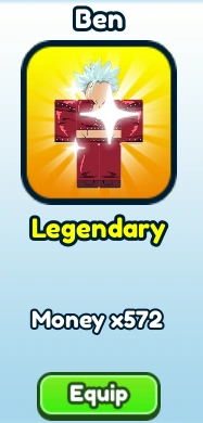 Ben (Hero) | Merge Anime Simulator Wiki | Fandom