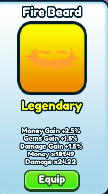 Fire Beard | Merge Anime Simulator Wiki | Fandom